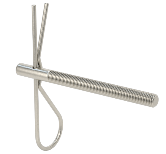 93712A500 | Partially Threaded Studs with Cotter Pin | Lily Bearing