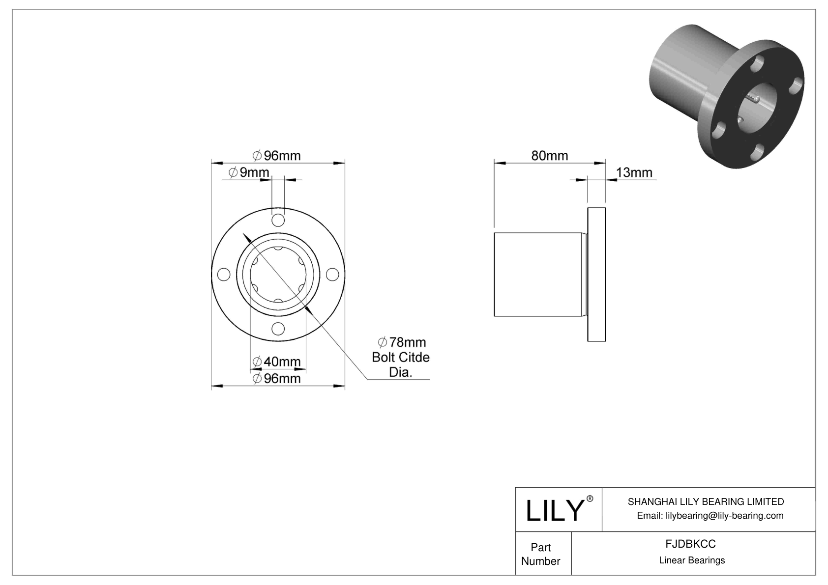 5931K22 | Corrosion-Resistant Flange-Mounted Linear Ball Bearings ...