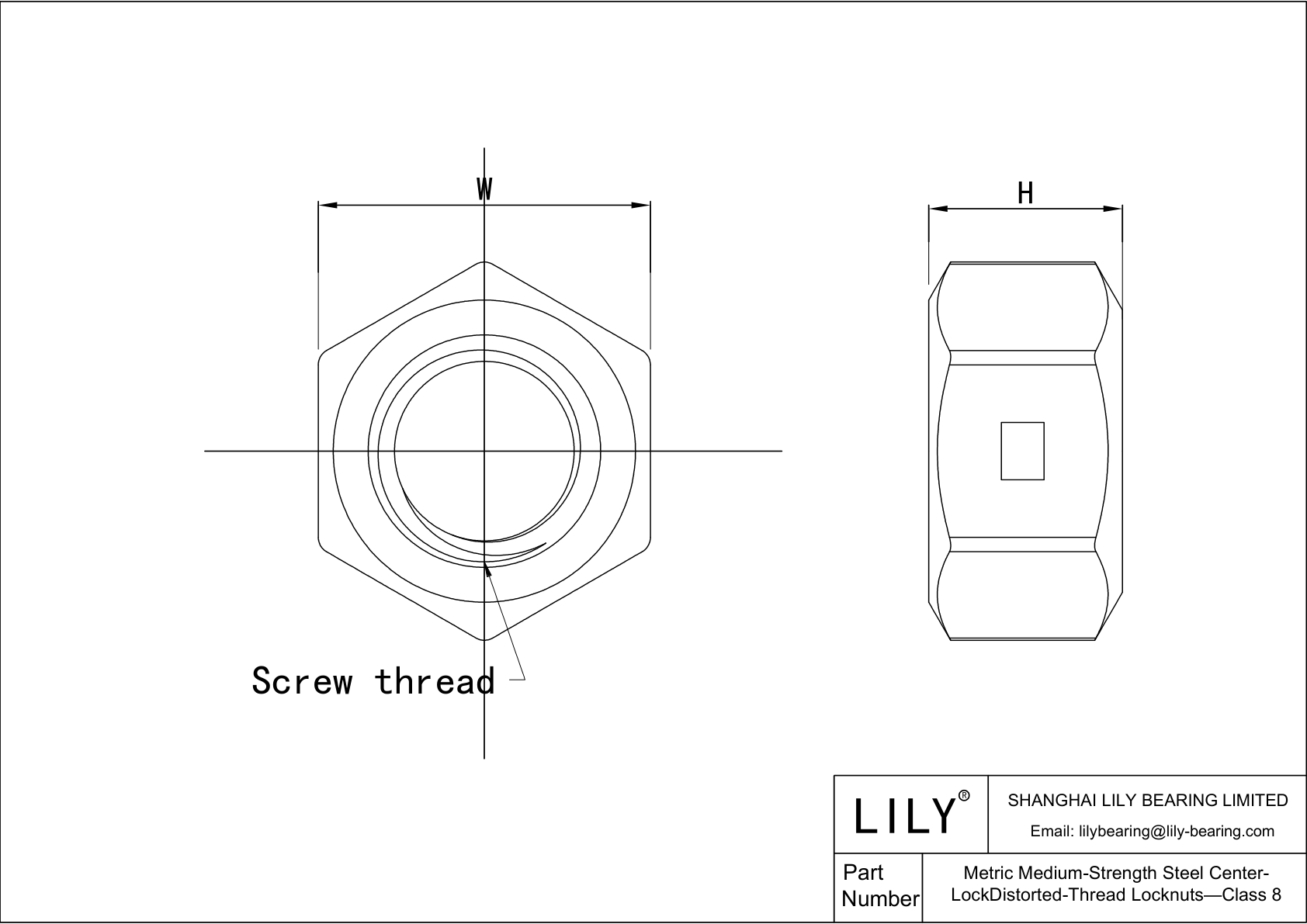 92048A150 | Metric Medium-Strength Steel Center-LockDistorted-Thread ...